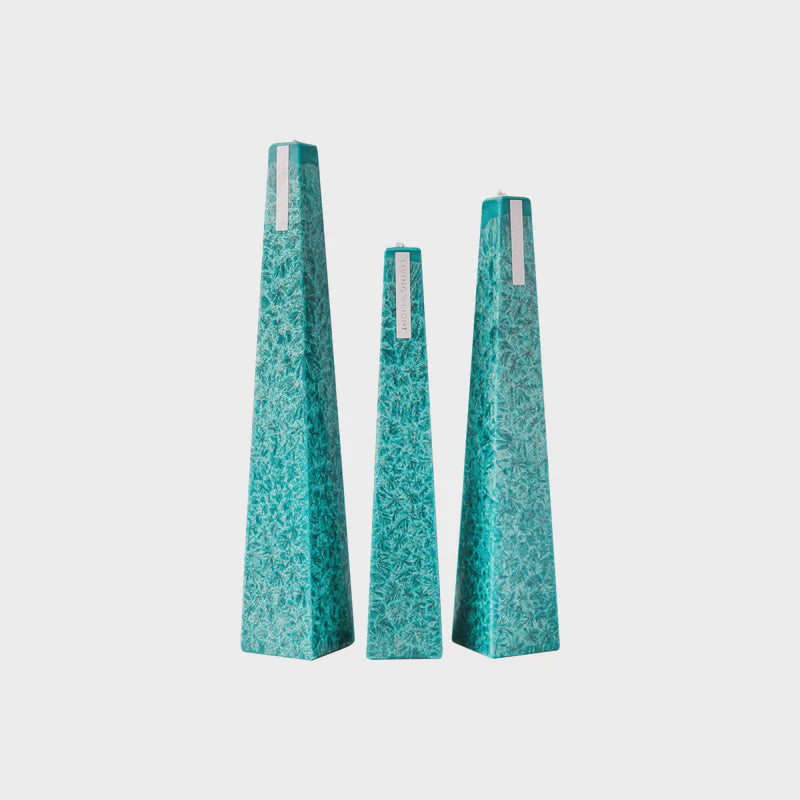 Living Light Icicle Candle Ocean Sage Small (Aqua) – Marigolds